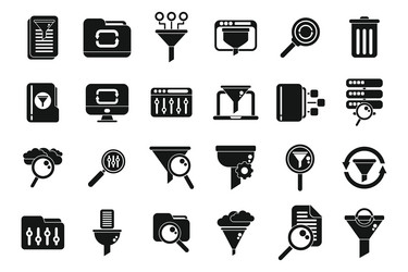 Data Filter Icon Vector Images (over 4,800)