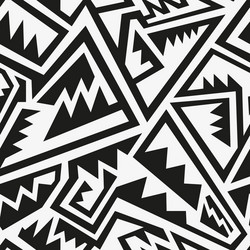 Tribal line art pattern set Royalty Free Vector Image
