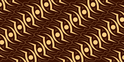 Traditional batik pattern Royalty Free Vector Image