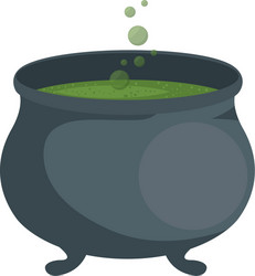 Witch boiler isolated icon Royalty Free Vector Image