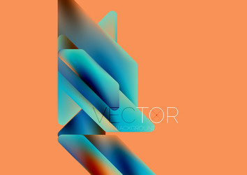 Tech minimal geometric wallpaper creative Vector Image