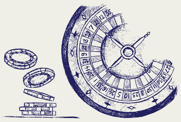 Gambling sketch Royalty Free Vector Image - VectorStock