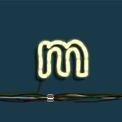 Neon Letter M Vector Images (over 720)