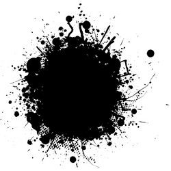 Ink splat dribble Royalty Free Vector Image - VectorStock