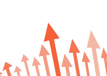 Arrow graphic design background Royalty Free Vector Image