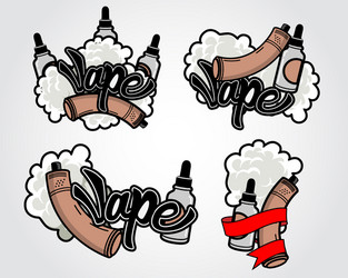 Simple vape mod logo Royalty Free Vector Image