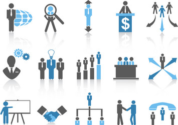 Business Icons Blue Vector Images (over 740,000)
