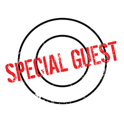 Special guest rubber stamp Royalty Free Vector Image