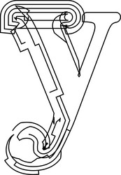 Calligraphy Alphabet Y Letter Vector Images (over 5,200)