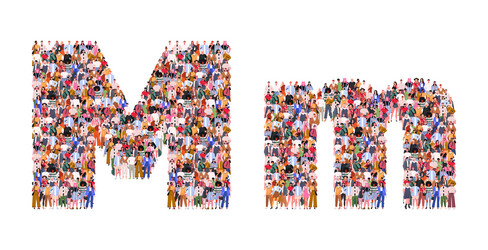 Letter M Cartoon Vector Images (over 1,400)