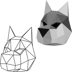 Geometric Husky Vector Images (over 220)