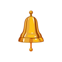 Ring bell cartoon Royalty Free Vector Image - VectorStock