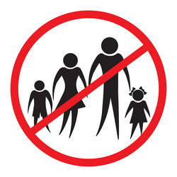People show no gesture sign Royalty Free Vector Image