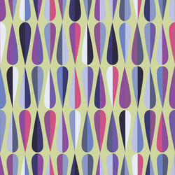 Mid century modern pattern geometric shapes Vector Image