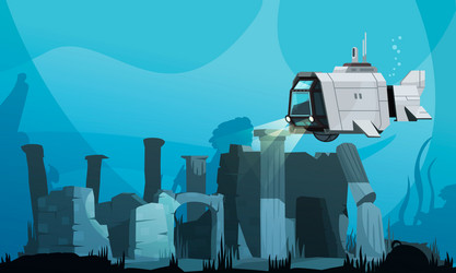 Underwater Ruins Vector Images (over 160)