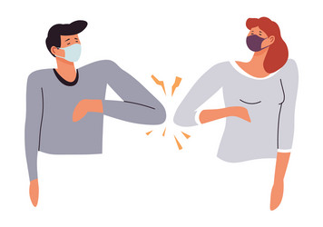 Avoid contact icons set simple touch Royalty Free Vector