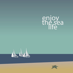 Sea and ocean underwater world Royalty Free Vector Image