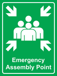 Emergency Assembly Point Sign Vector Images (over 120)