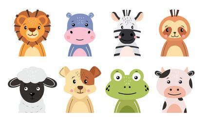 Cartoon Animals Vector Images (over 1 million)