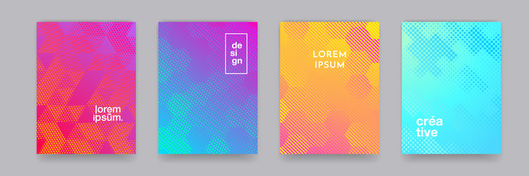 Pattern backgrounds color gradient and abstract Vector Image