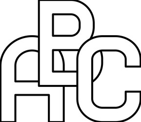 English Alphabet Outline Vector Images (over 5,200)