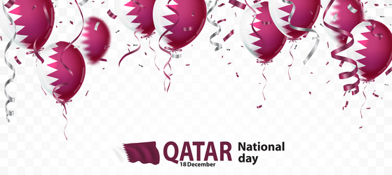 Qatar national day Royalty Free Vector Image - VectorStock