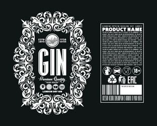 Gin Label Vector Images (over 1,500)