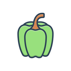 Capsicum Royalty Free Vector Image - VectorStock