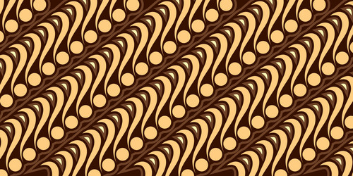 Traditional batik pattern Royalty Free Vector Image