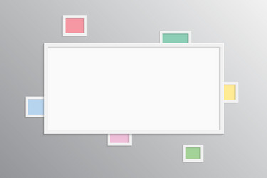 Frame for photo picture collage Royalty Free Vector Image