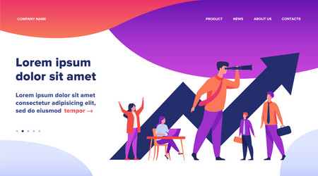 Business leadership concept manager leader Vector Image