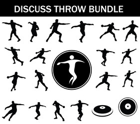 Discus Silhouette Vector Images (over 150)