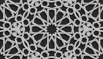 Seamless strokes pattern in authentic arabian Vector Image