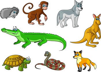 Jungle Animals Coloring Vector Images (over 23,000)