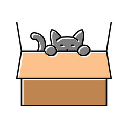 Around preposition english color icon Royalty Free Vector