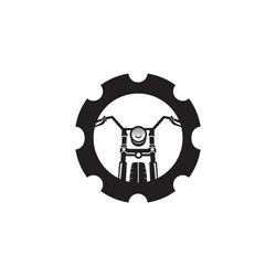 Motor club logo design template Royalty Free Vector Image