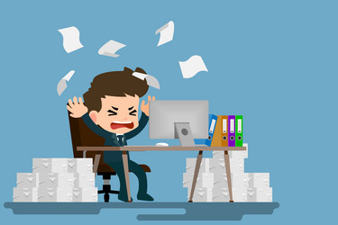 Workload Desk Icon Vector Images (65)