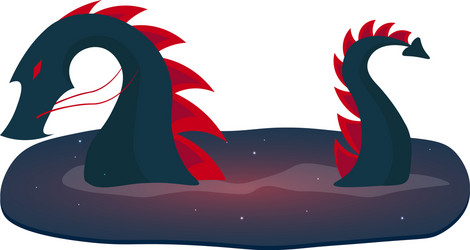 Chinese traditional dragon east asia flat Vector Image