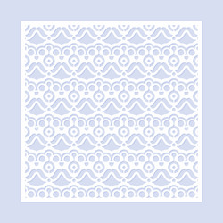 Seamless die cut decorative pattern template Vector Image