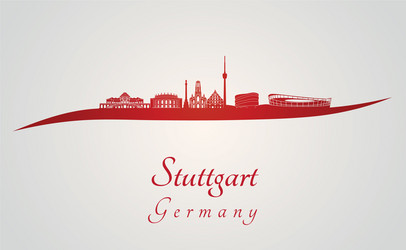 Stuttgart coat of arms Royalty Free Vector Image