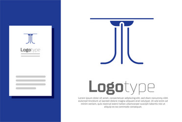 Red round table icon isolated on white background Vector Image