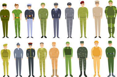 Officer Army Avatar Vector Images (over 320)