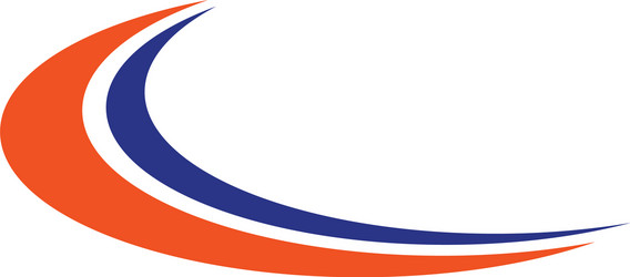 Swoosh logo Royalty Free Vector Image - VectorStock