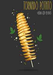 Spiral Potato Stick Vector Images (over 100)