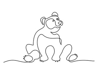 Bear Line Drawing Vector Images (over 12,000)