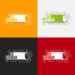 Wasd Drawing Keypad Vector Images (29)