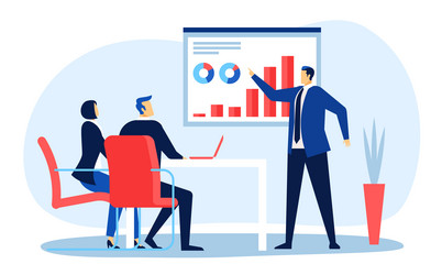 Group business people working in office men Vector Image