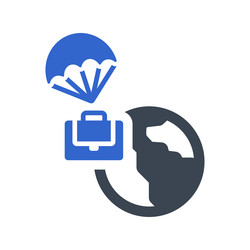 Job location icon Royalty Free Vector Image - VectorStock