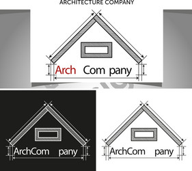 Arch roof logo icon Royalty Free Vector Image - VectorStock