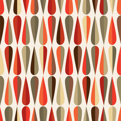 Seamless abstract retro drops pattern Royalty Free Vector